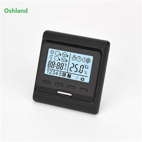 Room Thermostat M6 E51 Lcd Screen Programmable Thermostat 16a Underfloor Heating Temperature