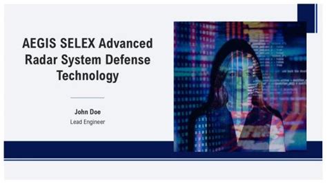 Aegis Selex Radar Technology Powerpoint Presentation And Slides Ppt