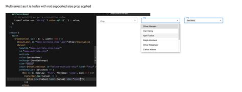 Select Misaligned Placeholder When Sizesmall · Issue 31348 · Mui