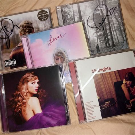 Taylor Swift Signed Cd Hobbies Toys Music Media CDs DVDs On Carousell
