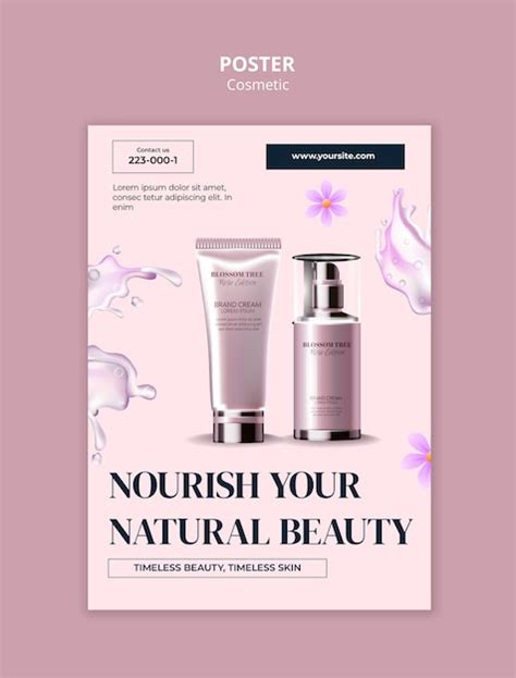 Cosmetic Template Design Free Psd