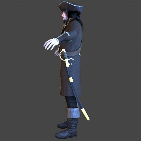 Pirate Hq7 3d Model 129 Fbx Dae Obj Max Free3d