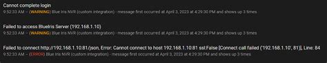 Blue Iris Nvr Hacs Integration Stopped Working Suspect Network Third Party Integrations