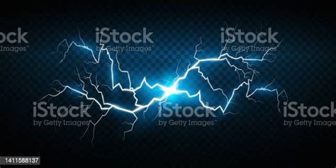 매직 번개와 밝은 조명 효과의 세트 벡터 일러스트 레이 션 Strikeforce에 대한 스톡 벡터 아트 및 기타 이미지 Strikeforce 기후 묘사 날씨 Istock