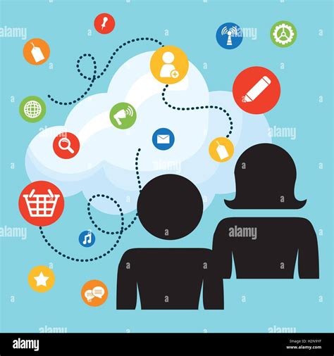 Social Network Vector Design Stock Vector Image And Art Alamy