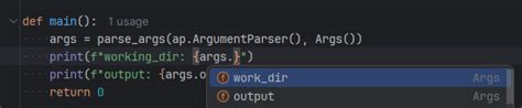 Pycharm Python Typehints For Argparse Namespace Objects Stack Overflow