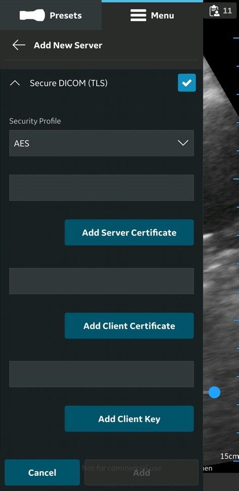 Secure Dicom Vscan Air