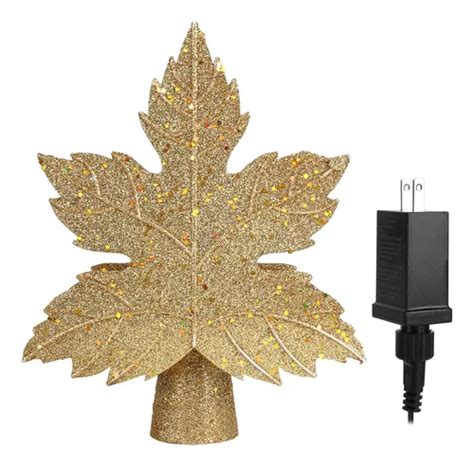 Christmas Tree Topper Projection Lamp Gold Us Plug Mercadolivre