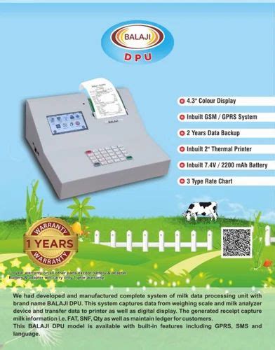 Automatic Dairy Data Processor Unit At ₹ 21000 In Rajkot Id 26176604588