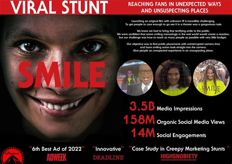 Smile Viral Stunt Reaching Fans In Unexpected Ways Campaign The Work