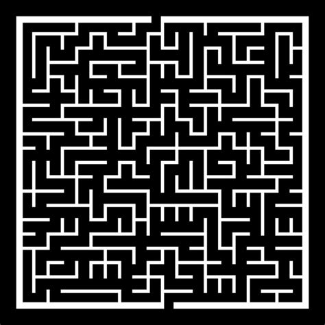 미로 게임 일러스트 프리미엄 벡터