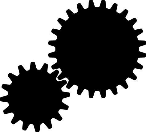 Svg шестерни символ шестерня Другие Свободное изображение и значок Svg Svg Silh