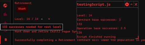 Successes Needed For Next Level Of Operations In The Ui Is Using The Base Success Of Contracts