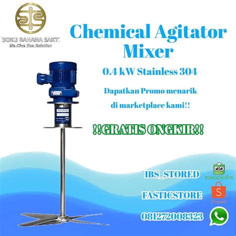 Agitator Mixer Tank 0812 7200 8323 Ica Isoku Medium