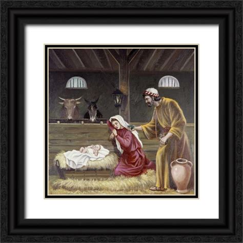Bianchini Vittorio 15x15 Black Ornate Wood Framed With Double Matting