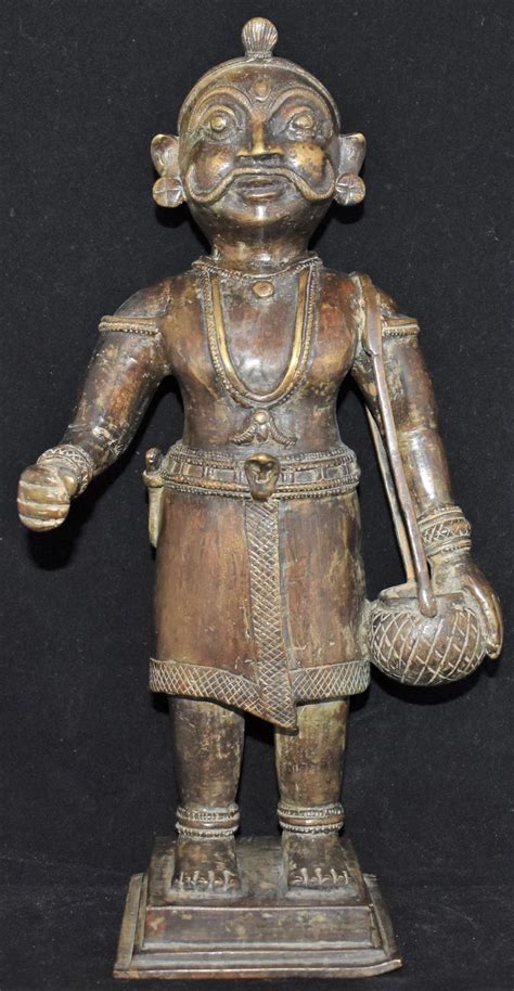 Muthappan A Bronze With Attitude Bronzes Of India A Personal Collection