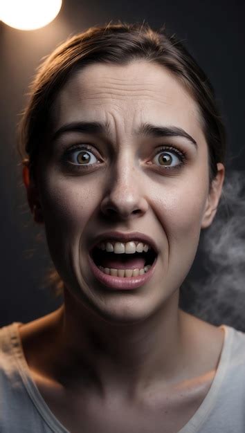 Highquality Scared Face Expression Images Premium Ai Generated Image
