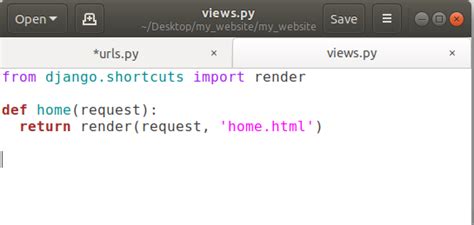 How To Add Html Template In Django