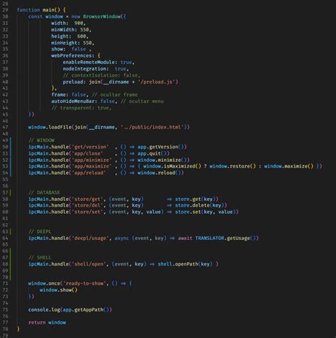 how to handle ipcmain events at external js r electronjs