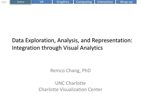 Ppt Data Exploration Analysis And Representation Integration