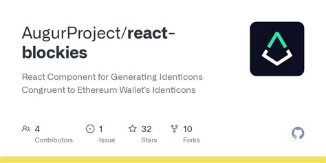 Github Augurprojectreact Blockies React Component For Generating