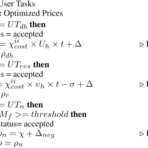 Algorithm 1 Efficient Scheduling For Revenue Maximisation Download Scientific Diagram