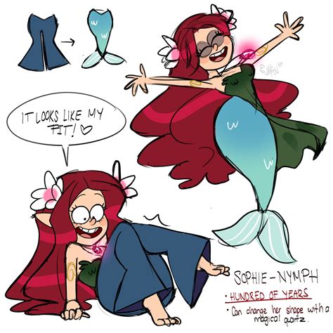 Bell Bottoms Look Like Her Fin Creds To Muffin Uwu Мультфильмы