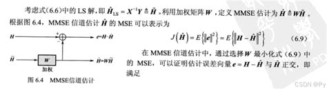 Ls和mmse信道估计以及matlab仿真 Csdn博客