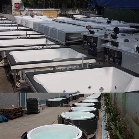 Acrylic Fiberglass Infinity Swimming Pool 78m With Massage Spa