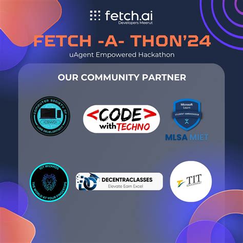 Fetchai Developers Meerut On Linkedin Fetchathoncheers Communitypartnership Fetchathon24