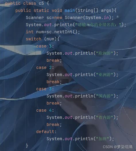 Java基础教程：键盘输入、算术运算与控制结构实践 Csdn博客