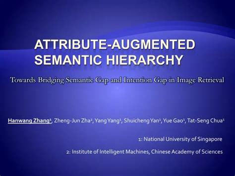 ppt attribute augmented semantic hierarchy powerpoint presentation