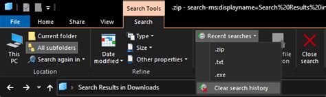 Windows 10 How To Clear File Explorer Search History Technipages