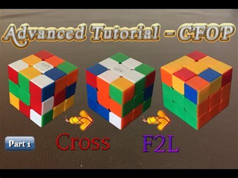 Advanced Rubik S Cube Tutorial Part Basic CFOP F L YouTube