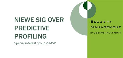 Nieuwe SIG Over Predictive Profiling Security Management BabeenPlatform