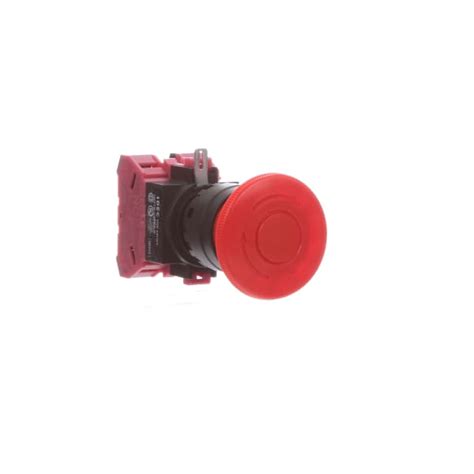 IDEC Corporation HW1B V4F02 R E Stop Switch Red 40mm Head Pushlock Twist Reset 10A 120VAC