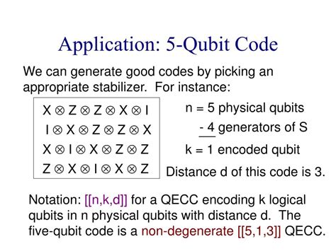 PPT Quantum Error Correction PowerPoint Presentation Free Download ID 183648