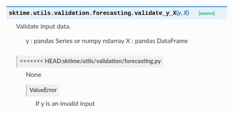 Documentation Needs To Be Fixed · Issue 169 · Sktimesktime · Github