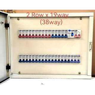 Full Set 1Phase Metal DB MAXGUARD FULL SET METAL CLAD SINGLE PHASE 63A DB BOX 30WAY 38WAY 45