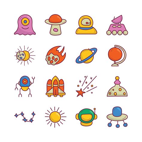 Space Vector Fill Outline Icon Design Illustration Hospitality Symbol On White Background Eps