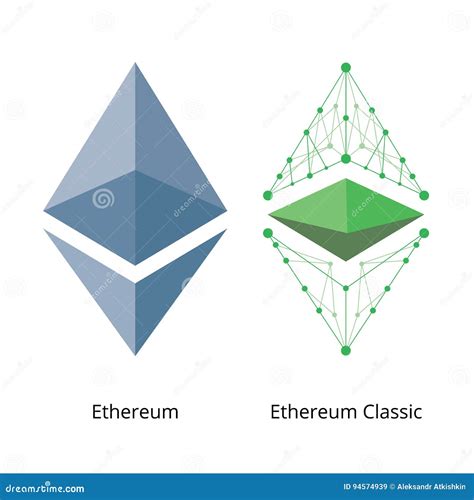 Ethereum Logo Editorial Illustrative On White Background