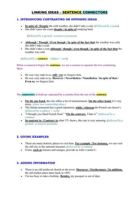 Followed By A Comma And A Subject Verb