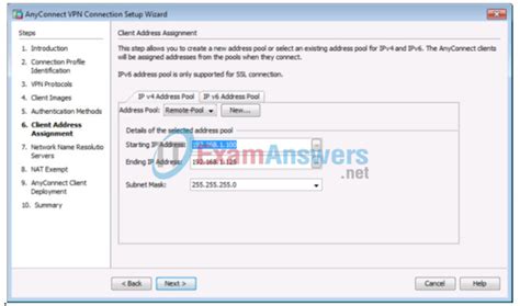 10 3 1 2 Lab Configure Anyconnect Remote Access Ssl Vpn Using Asa 5505 Asdm Answers