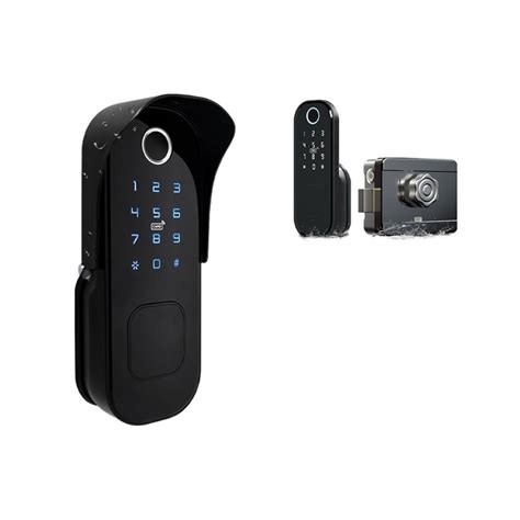 Fingerprint Waterproof Outdoor Gate Remote Control Ttlock App Passcode Rfid Card Keyless Smart