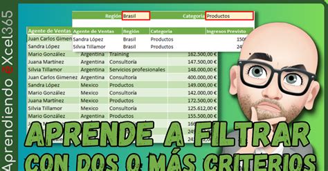 Aprende como filtrar en Excel con múltiples criterios