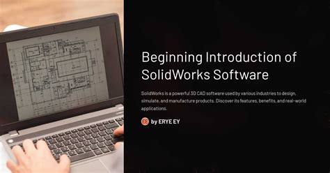 beginning introduction of solidworks software