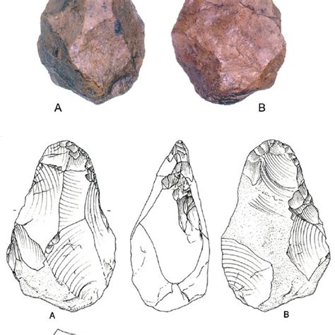 Tools And Cores From Tabon Cave Palawan Drawings H Forestier