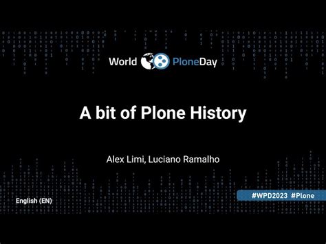 história do plone