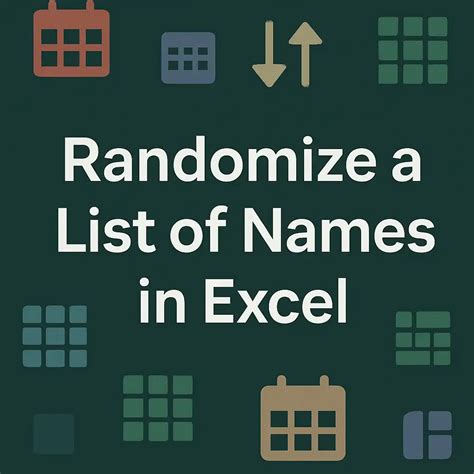 How To Randomize A List Of Names In Excel 6 Quick Methods Excel Insider