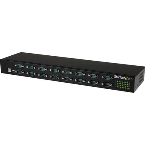 Startech Com Usb To Serial Hub Port Com Port Retention Rack Mount And Daisy Chainable